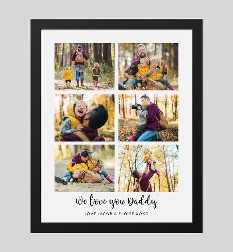 Message of Love Photo Poster - 6 Photo Collage | Love JK
